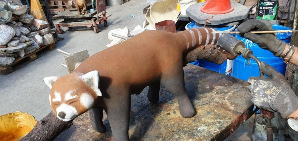 Red Panda Sculpture Unveiled - Dublin Zoo